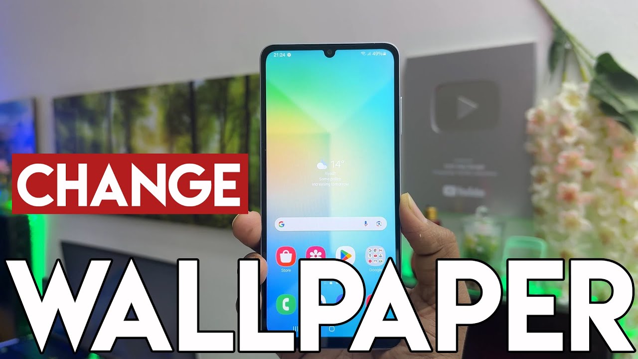 How to Change Wallpaper in Samsung Galaxy A06 - YouTube
