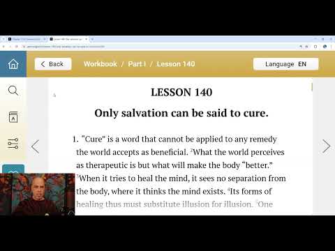 Lesson 140 and Text from A Course in Miracles - ACIM - YouTube