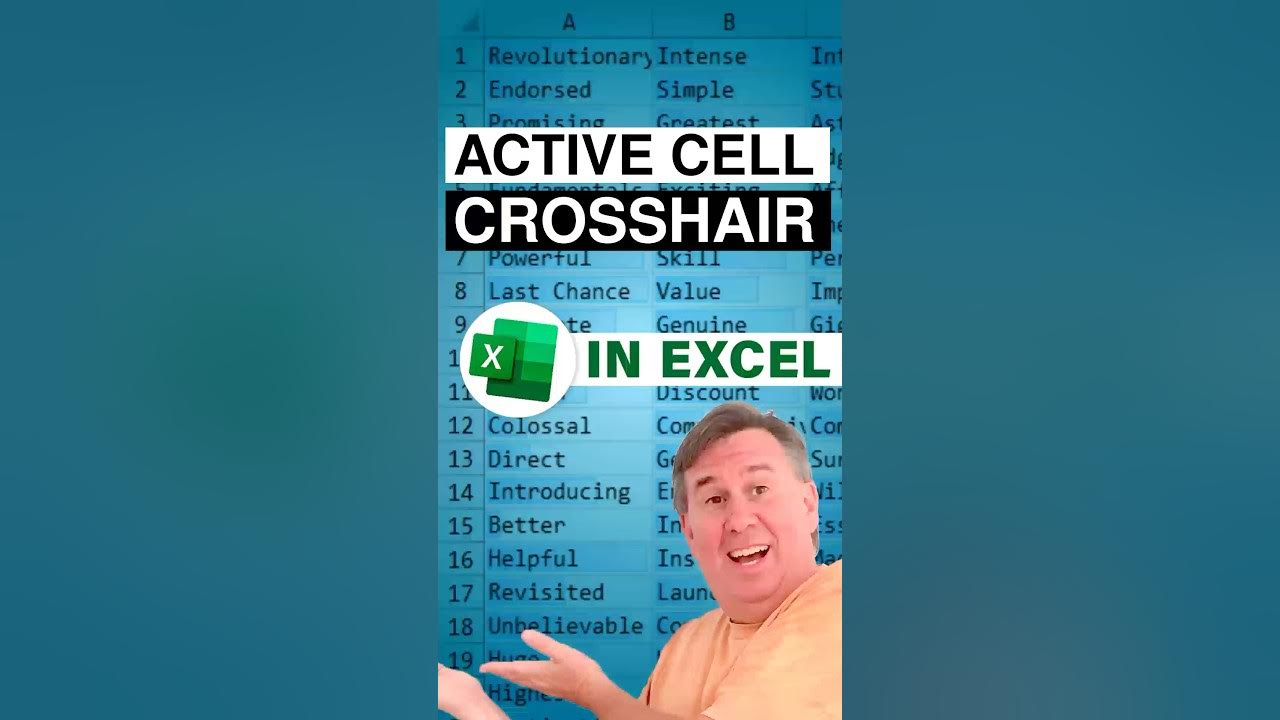 Excel Find Active Cell With New Focus Cell (in Beta Now) - YouTube