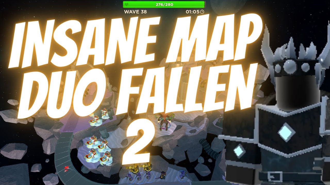 Duo FALLEN CHALLENGE - Roblox tower defense simulator - YouTube