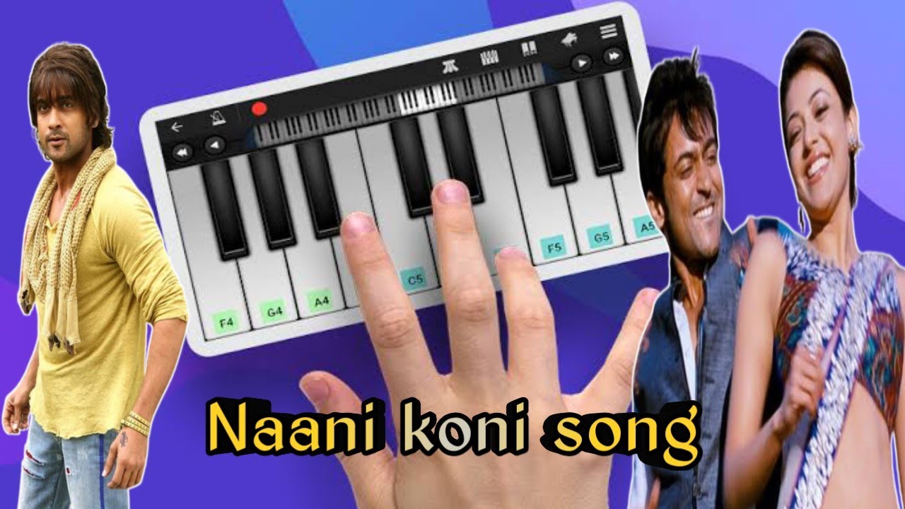 Naani koni song | Surya | Harris jayaraj | Maattran | Piano notes ...