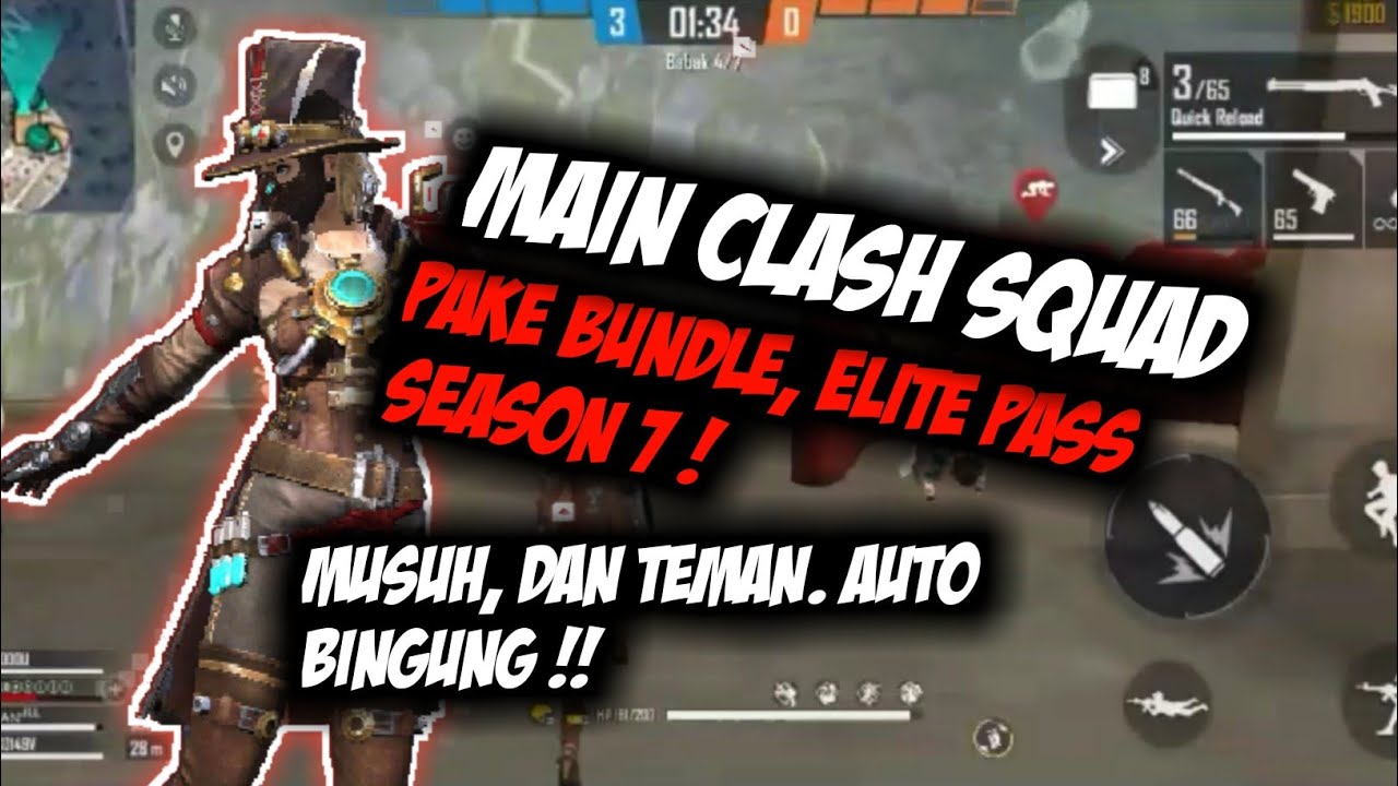 Pakai bundle elite pass season 7 [musuh auto bingung] - YouTube