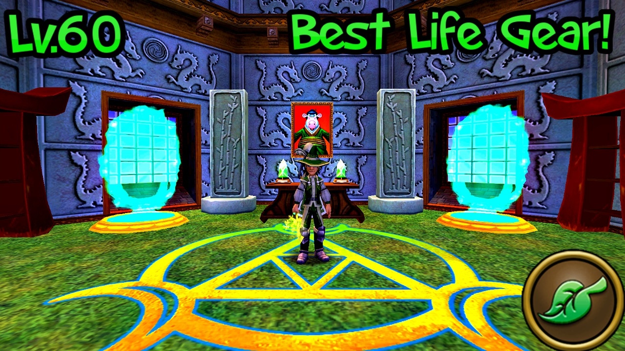 Wizard101: BEST GEAR LVL.60 (Life School) - YouTube