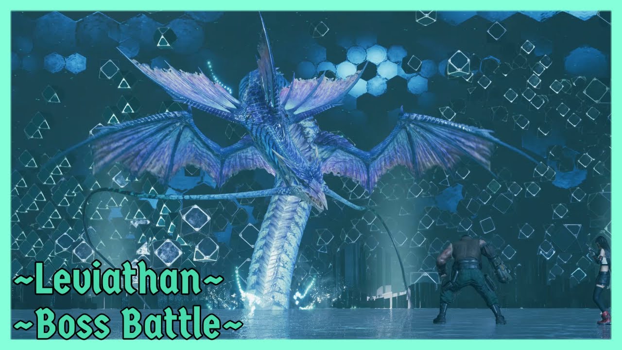 Final Fantasy VII Remake(PS4) Boss Leviathan - YouTube