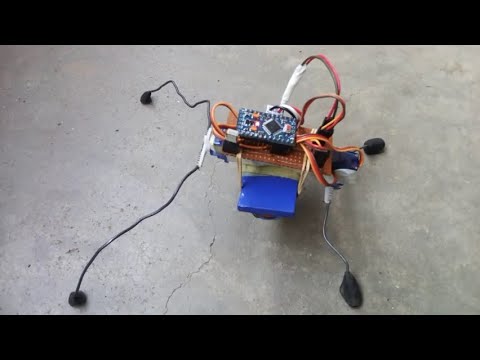 Remote Controlled Walking Robot - YouTube