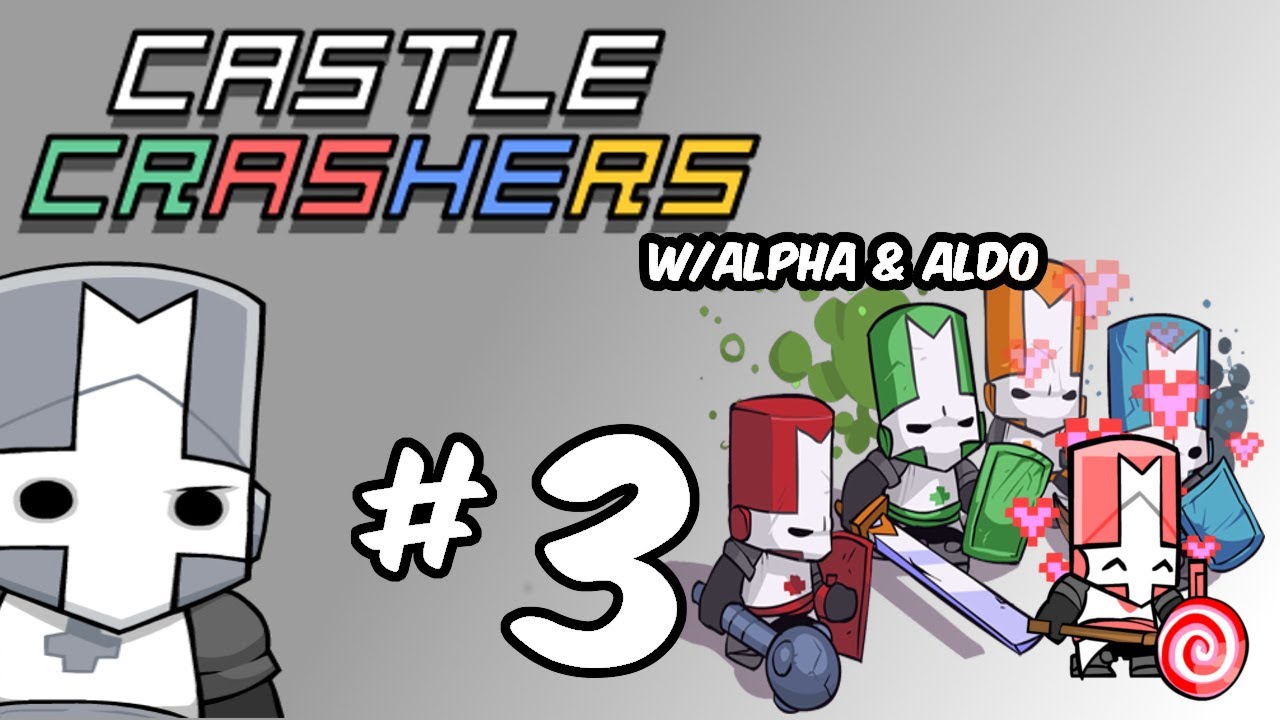 Castle Crashers - Walkthrough - Part 3 - Bears W/Alpha & Aldo - YouTube