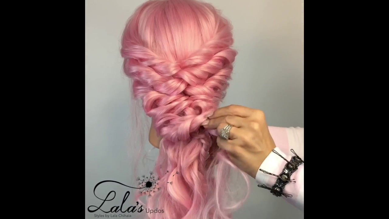 BOHO Braid by Lala's Updos - YouTube