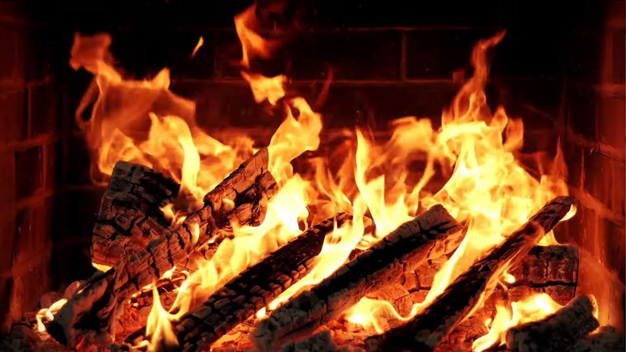 🔥Fireplace Peace and Comforting Fire Glow – Relaxing Crackles and ...