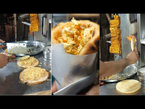 Hardworking Man Selling Panner Shawarma in Baleswar | Indian Street ...