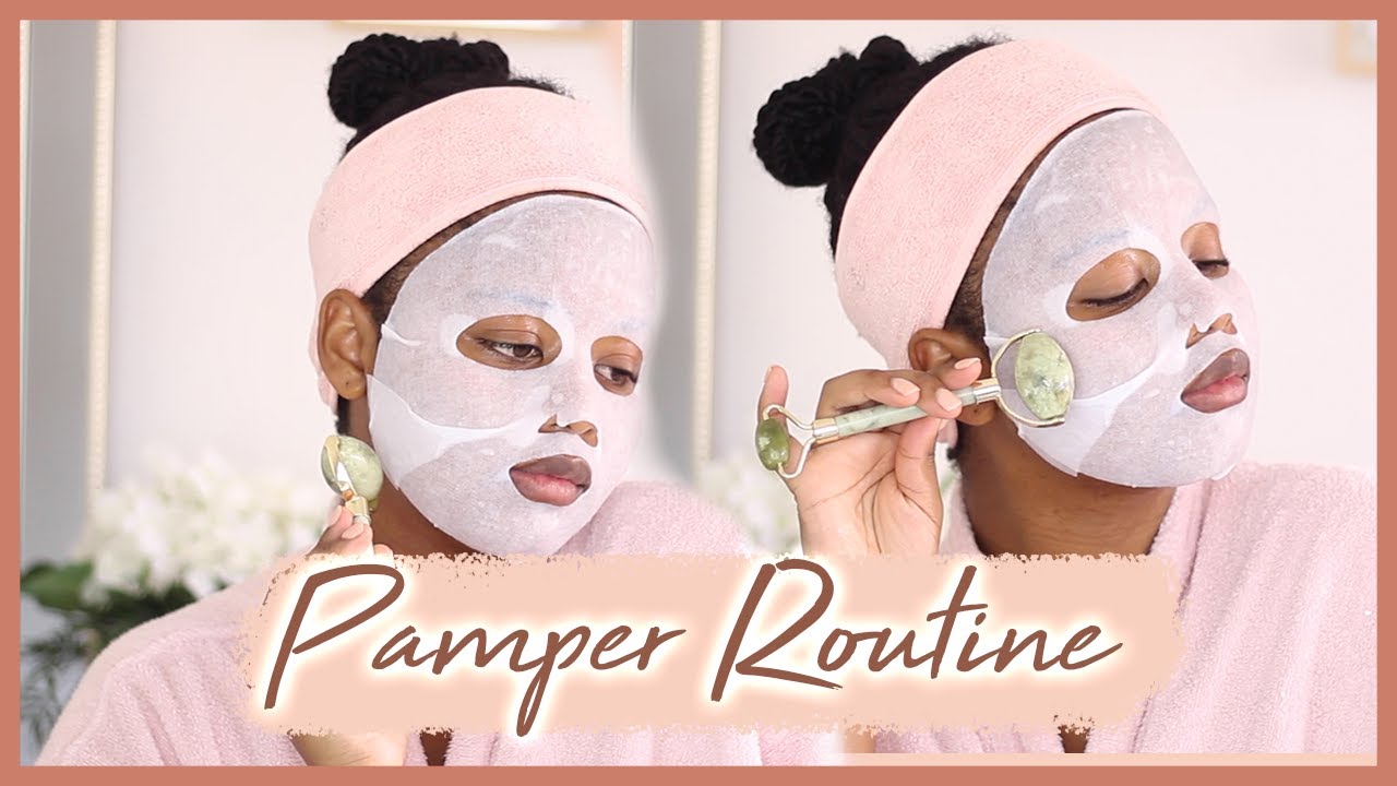 Relaxing at home facial | My Pamper routine | DIY Facial | Acne ...