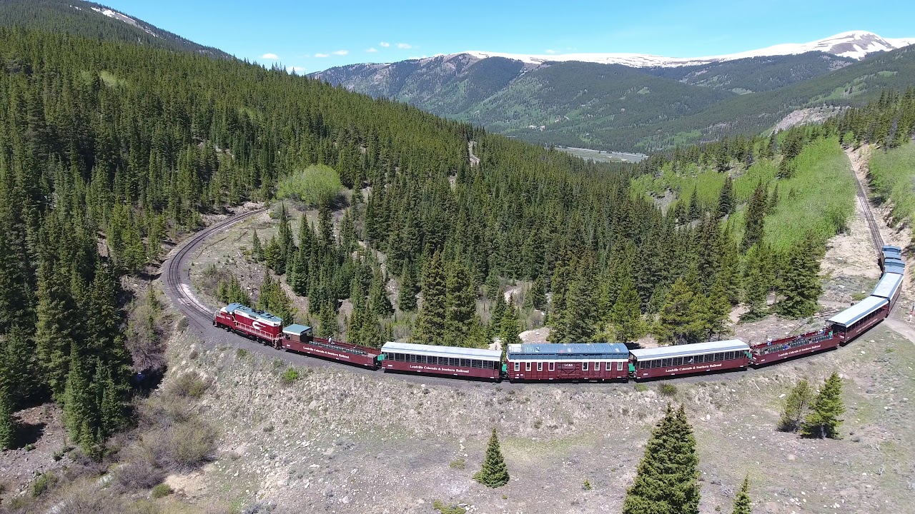 Leadville Railroad Birdseye Outside Angle - YouTube