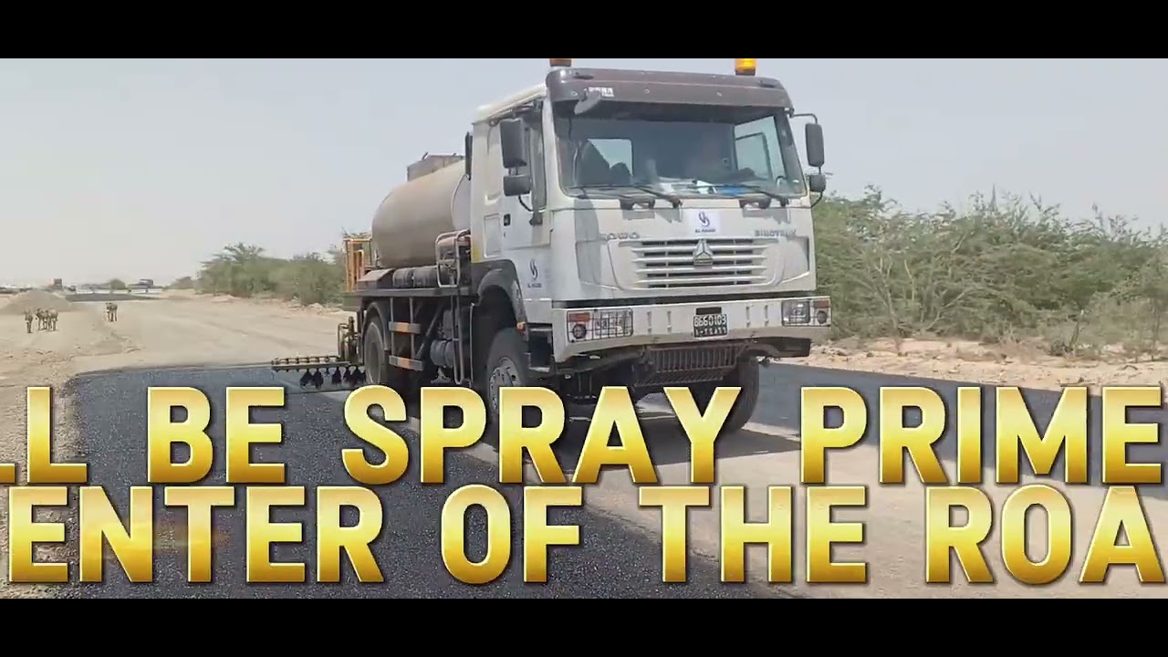 Complete Process of Spraying Prime Coat (@karimigroups) - YouTube