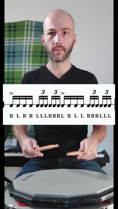 Drum Rudiments! Paradiddle / Triple Stroke Exercise - YouTube