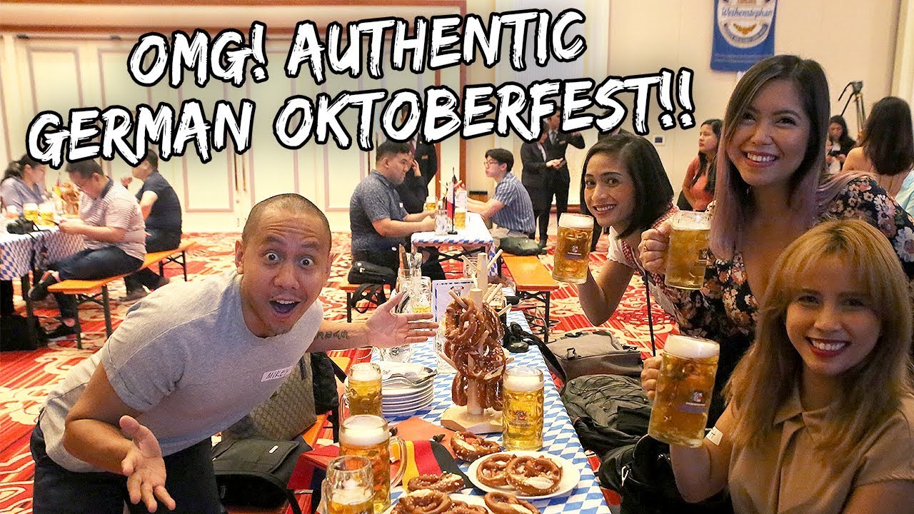 AN AUTHENTIC GERMAN FEAST (ft. SAY TIOCO) #OKTOBERFEST | Vlog #230 ...