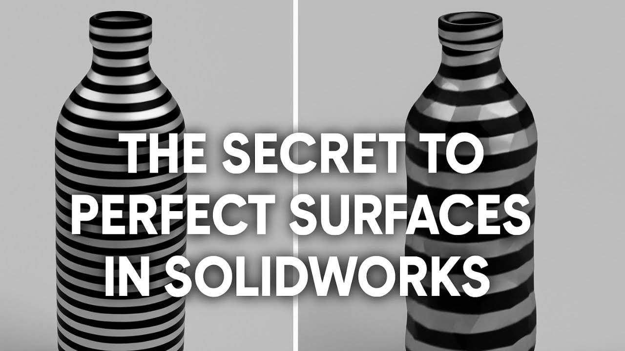 The Secret To Perfectly Smooth Surfaces In SolidWorks - YouTube