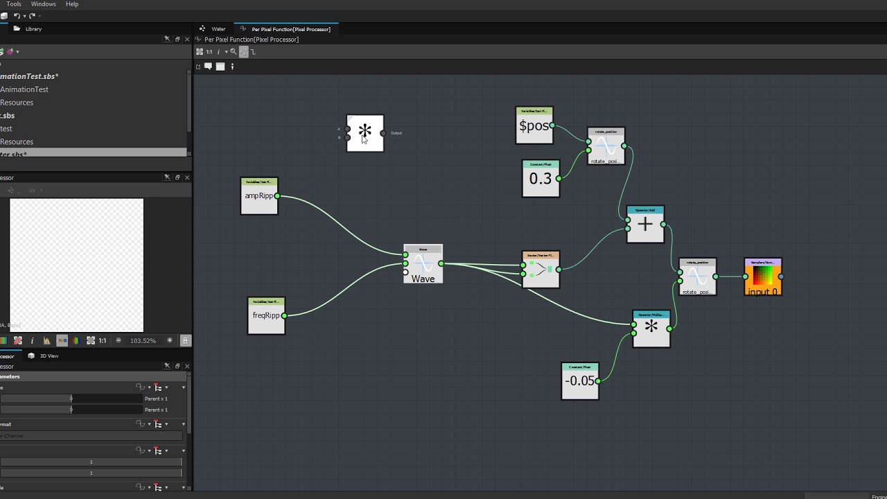 Substance Designer Water - pt.5 Ripples (2) - YouTube