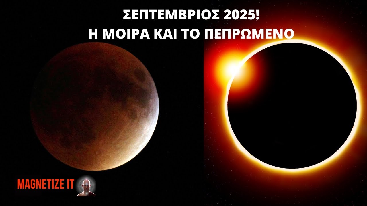ΣΕΠΤΕΜΒΡΙΟΣ 2025! Η ΜΟΙΡΑ & ΤΟ ΠΕΠΡΩΜΕΝΟ! - YouTube