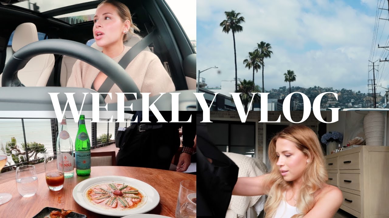 a week in my life living in Los Angeles: alo gym, influencer events ...