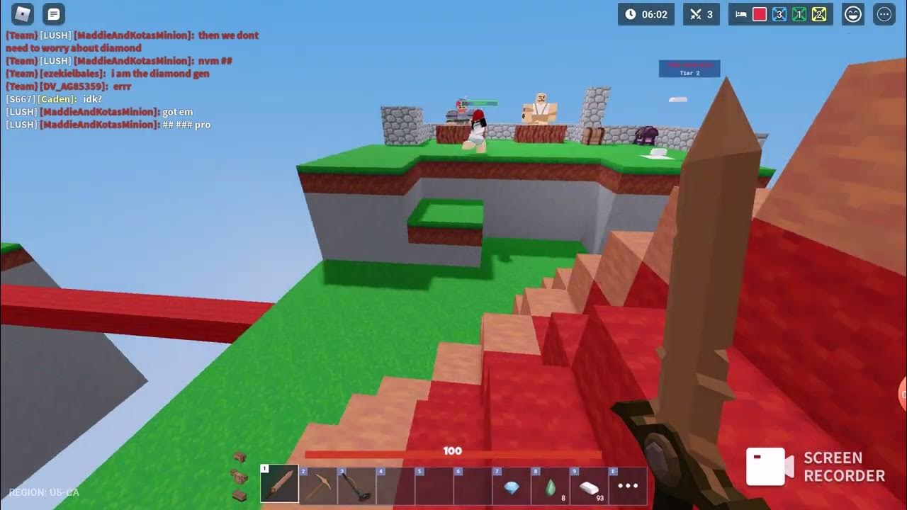 Roblox Bedwars Using Metal Detector Kit Youtube