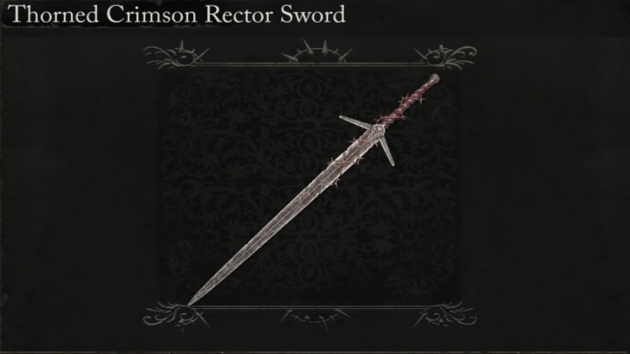 Lords of the Fallen - Thorned Crimson Rector Sword - YouTube