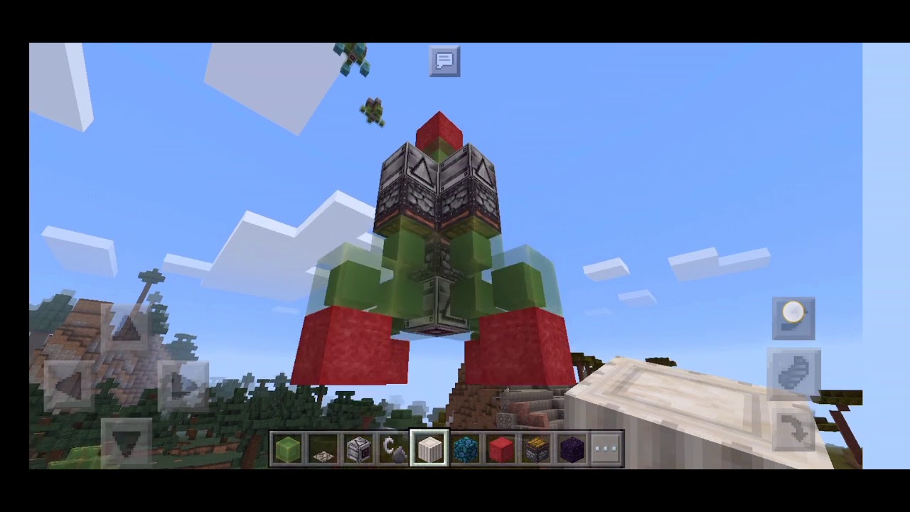 #minecraft how to make flying rocket in minecraft - YouTube