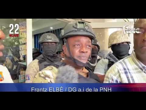 Flash! DG a.i PNH LA, FRANTZ ELBÉ mete pye l atè, nan Sou Komisarya Pòtay Léogane nan - YouTube