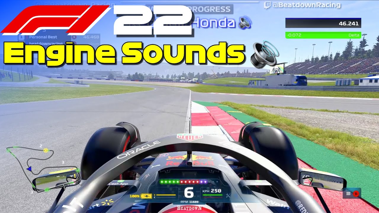 F1 22 - ENGINE SOUNDS: Renault, Ferrari, Red Bull-Honda & Mercedes ...
