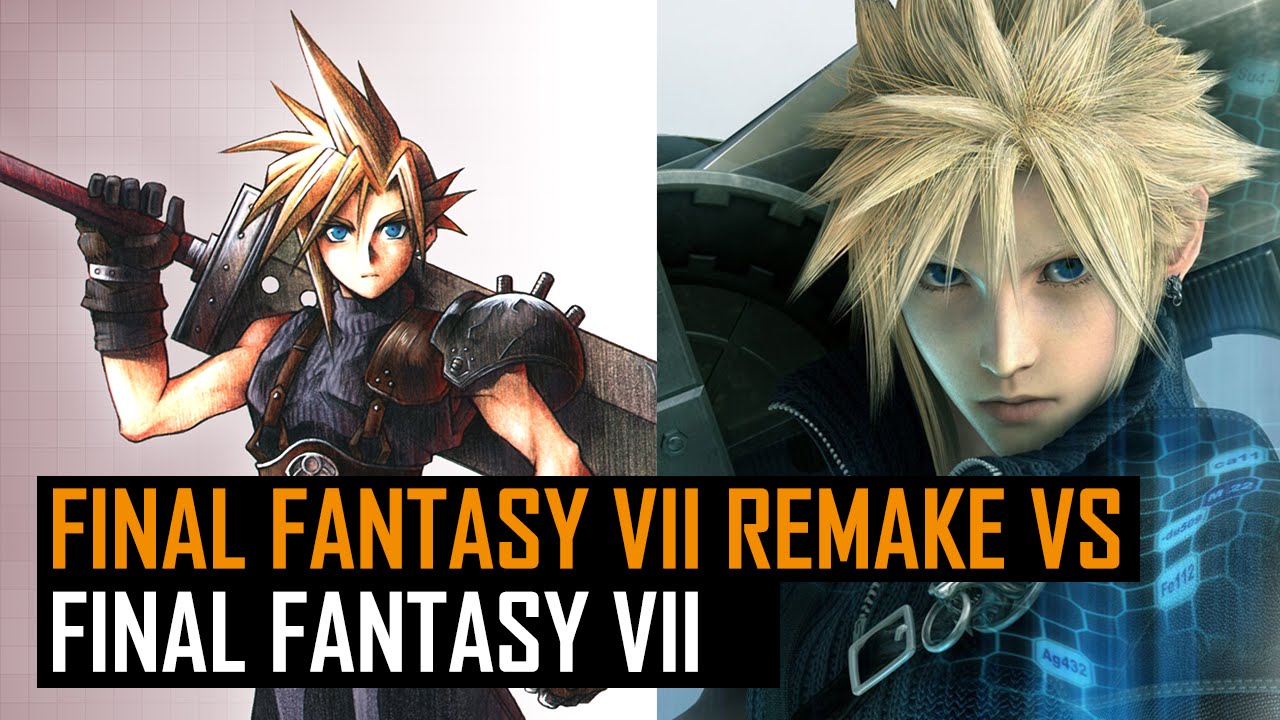 Final Fantasy 7 Remake vs Final Fantasy 7 (Original): Compared - YouTube