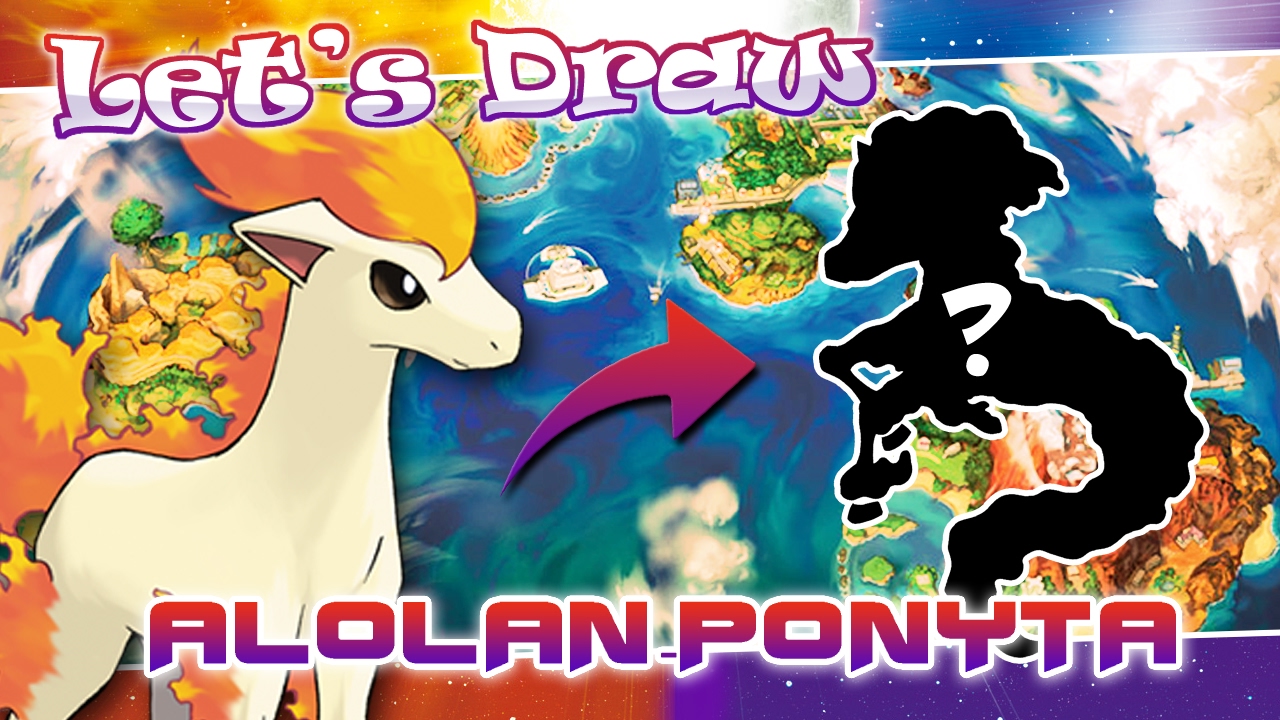 Let's Draw Alolan-Ponyta! [w/ stream highlights!] - YouTube