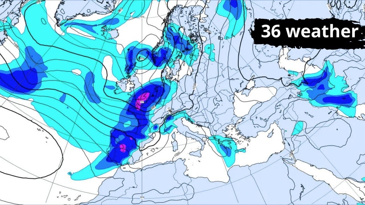 Europe Weather | February 2, 2025 - ECMWF Model , Precipitation ( Rain ...