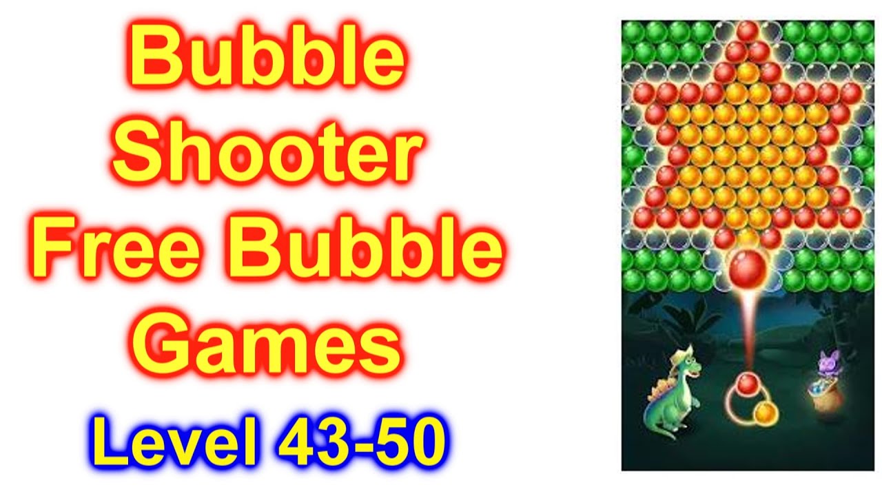 Bubble Shooter - Free bubble Games Level 43-50 How To Play - YouTube