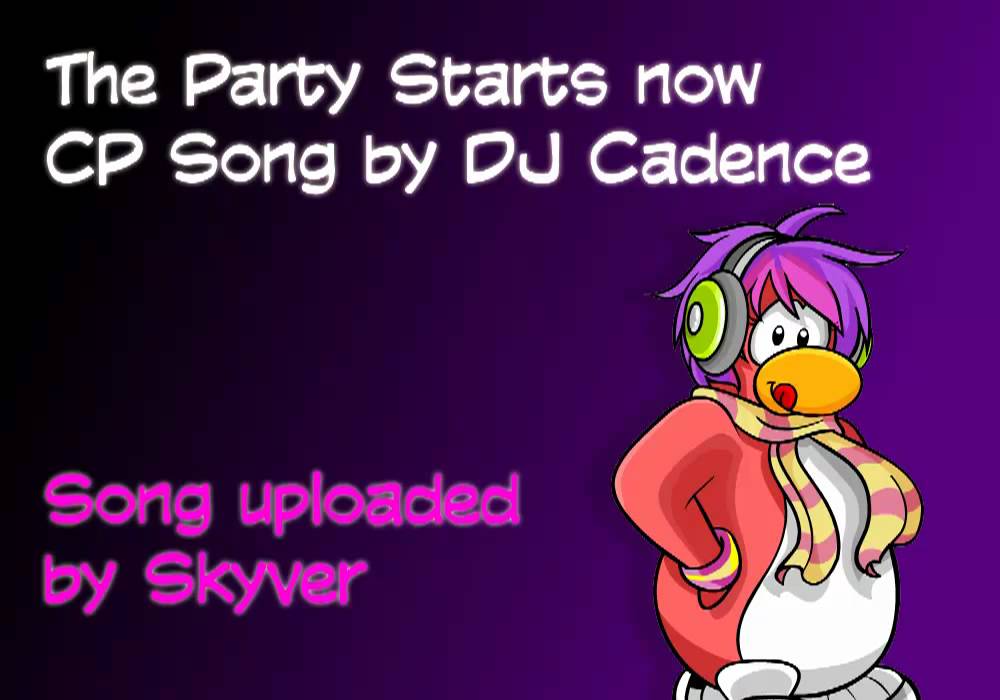 DJ Cadence - The Party Starts now (Club Penguin Song) - YouTube