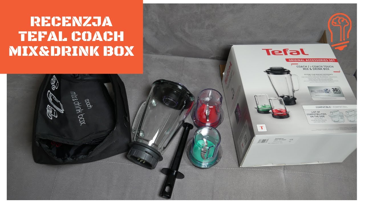 Recenzja Tefal Coach Mix&Drink. Zestaw z blenderem kielichowym i ...