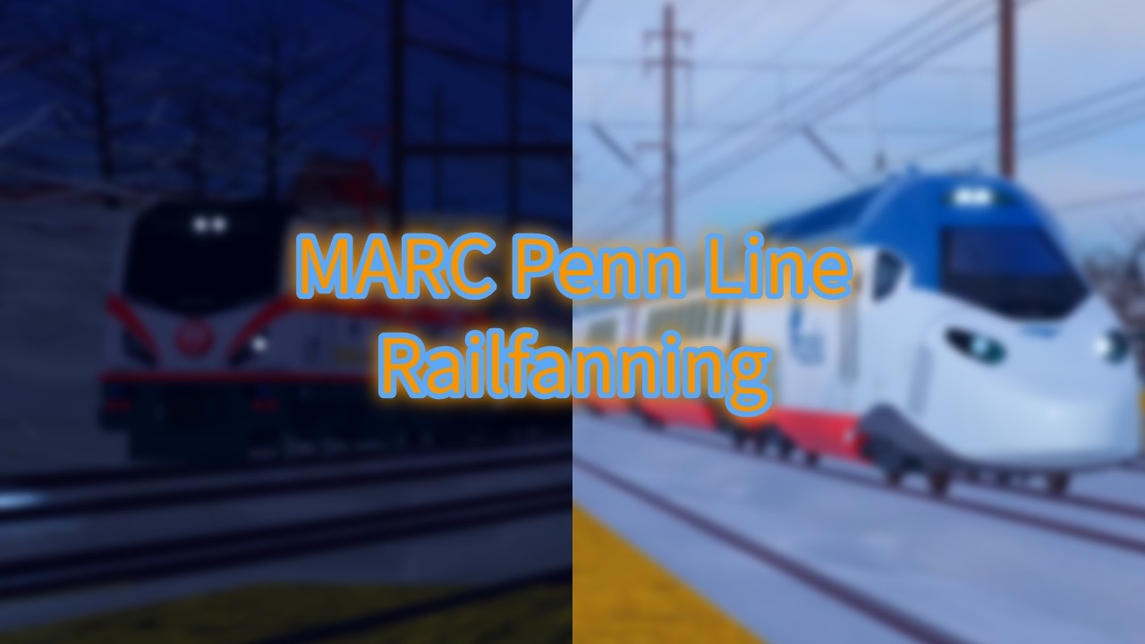 MARC Penn Line Train Sim Railfanning 01/19/2026 and 01/20/2026 - YouTube