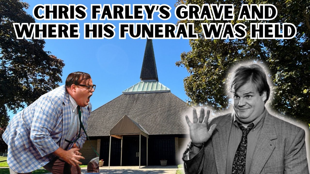 Chris Farley Funeral Location and Grave in his Hometown - YouTube