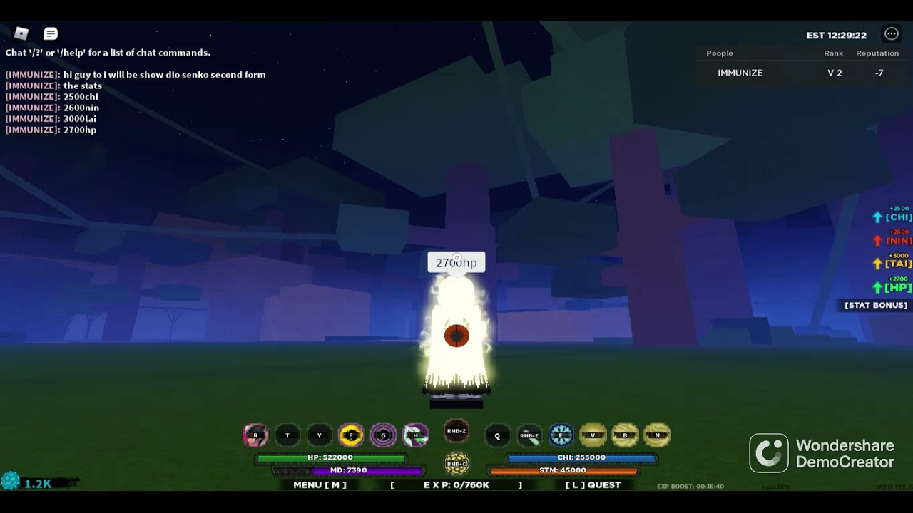 Dio senko form 2 shindo - YouTube