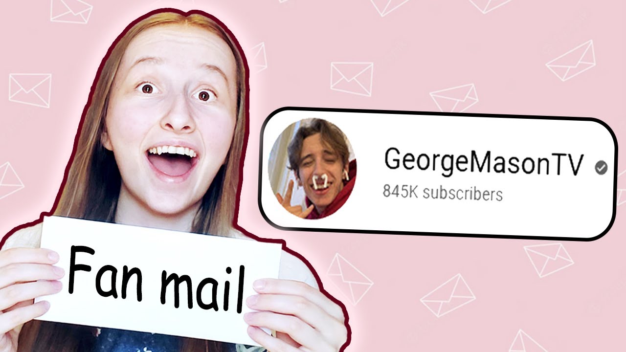 I sent FAN MAIL for the first time! | Sending Fan Mail To George Mason ...
