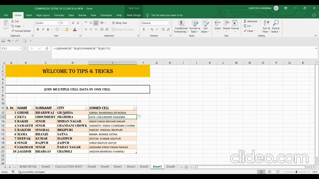 Combine Two Or More Cell Data In One Cell I Copy Multiple Cell In One Combine Two Or More Cell Data In One Cell I Copy Multiple Cell In One