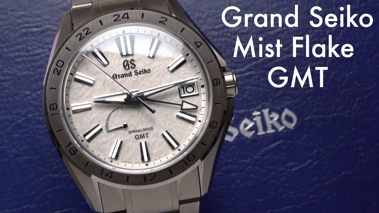 Grand Seiko Mist Flake GMT SBGE285 - YouTube