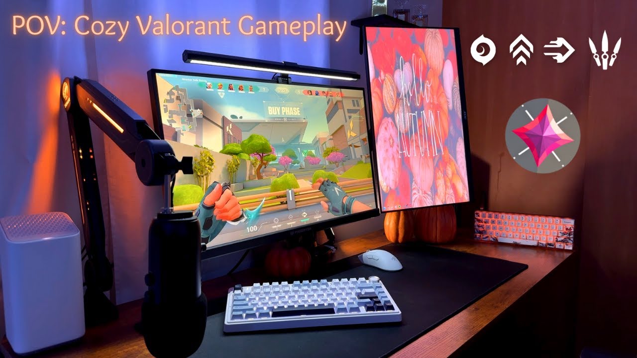Cozy Autumn Vibes 🍂 | Relaxed & Satisfying Valorant POV Gameplay 🌙 ...