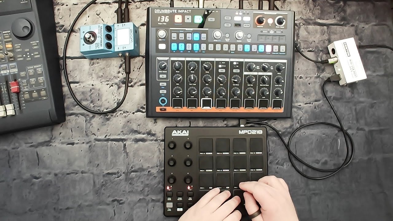 [BB010] Drums From Scratch Jam - DrumBrute Impact - YouTube