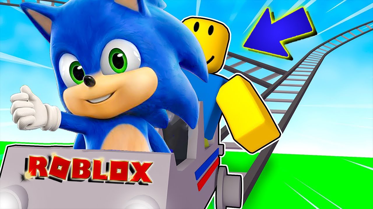 Baby Sonic CART RIDING with NOOBS!!! | Chipmunk Plays Roblox - YouTube