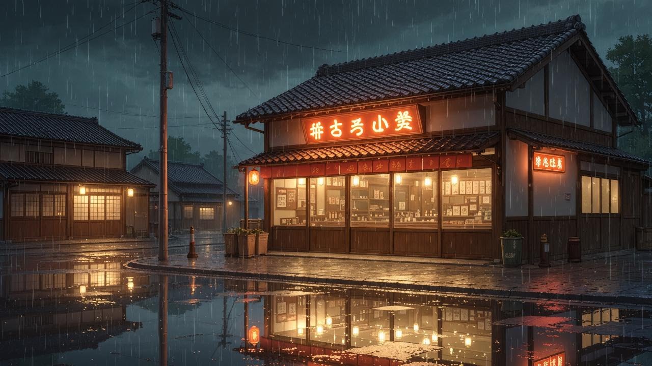 Shinjuku Retro Arcade Neon Lofi Chillhop | Japanese Ambience for Study ...