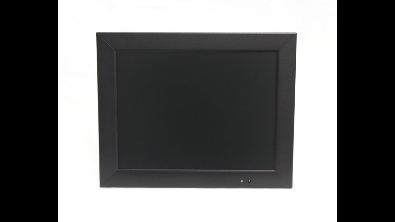 LCDI-17A Industrial CCTV Monitor - Opticom Tech - YouTube