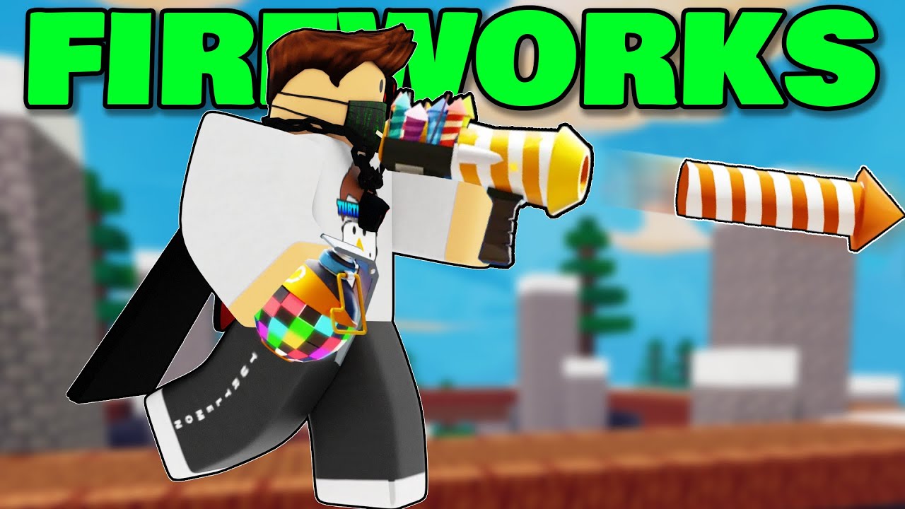 The Firework Launcher is OP! (Roblox Bedwars) - YouTube