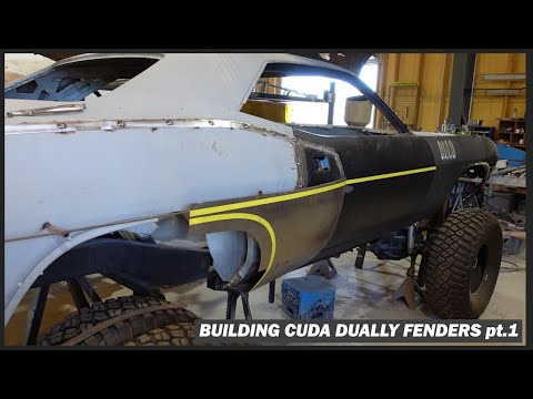 Building some CUMMINS DEMO CUDA Dually fenders EP.6 - YouTube
