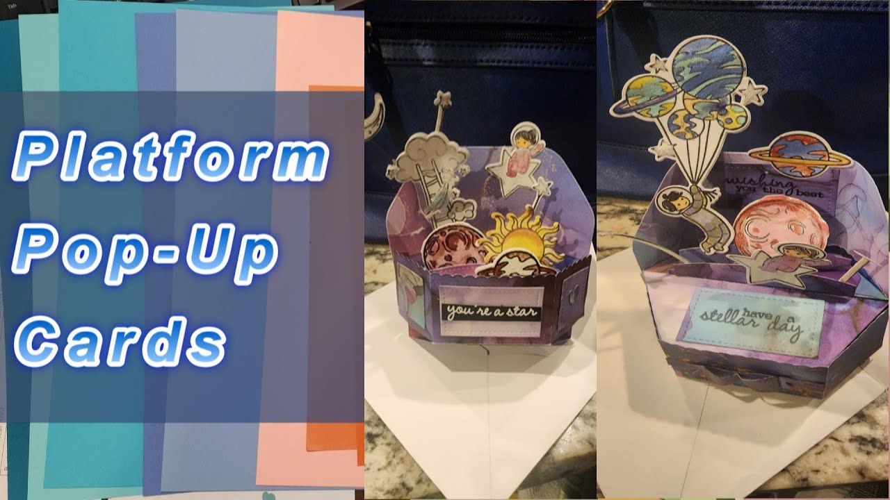 Platform Pop-Up Cards with heroarts and lawnfwan - YouTube
