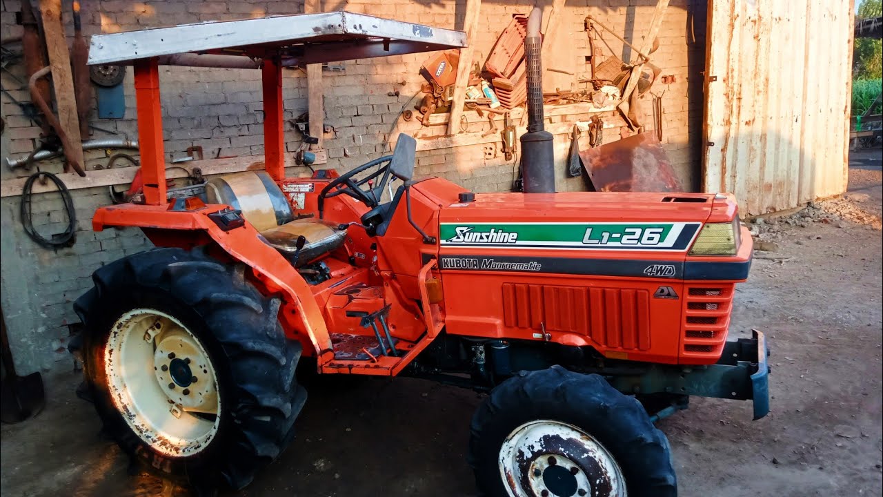 جرار كوبوتا l1-26 بحالة الزيرو دفع رباعى 🚜 - YouTube