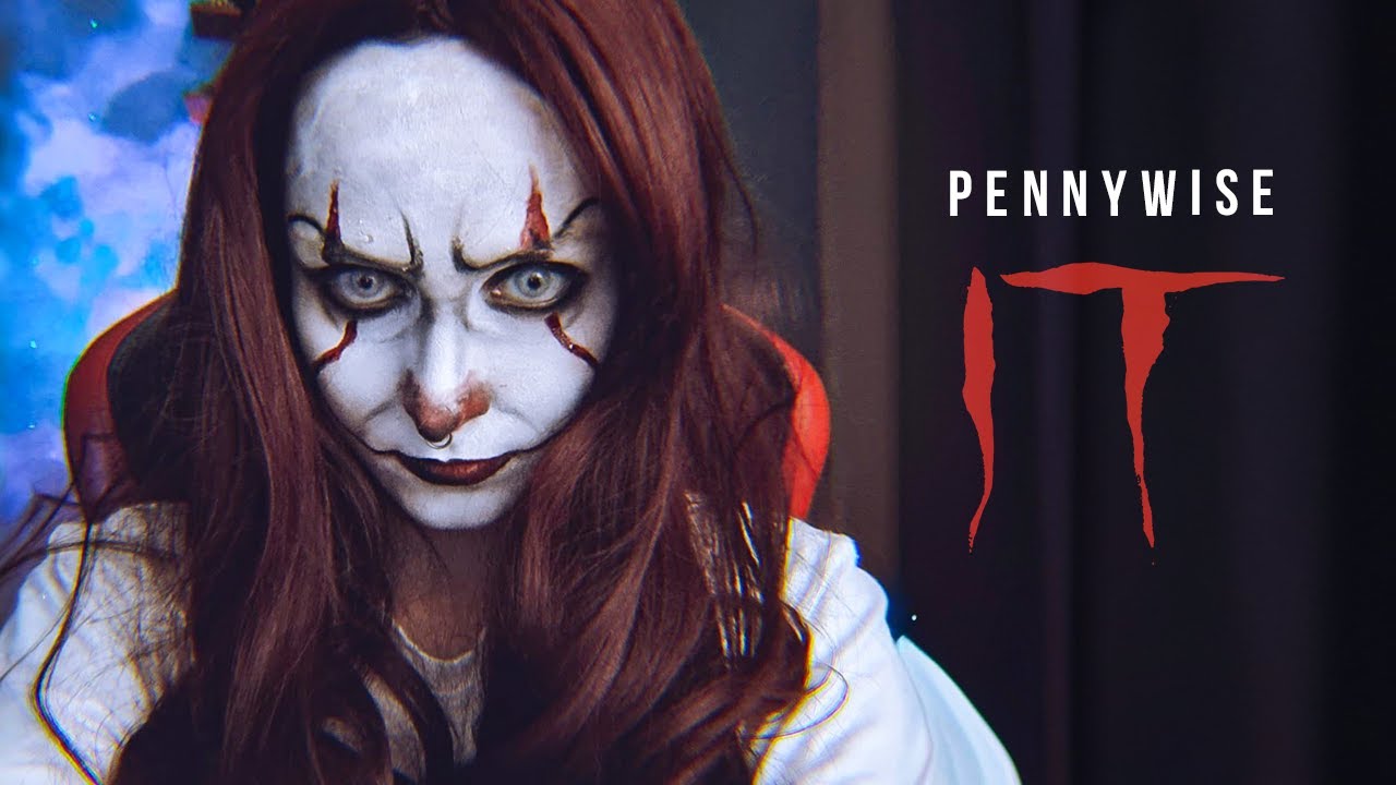 IT - PENNYWISE MAKEUP TUTORIAL FOR HALLOWEEN - YouTube