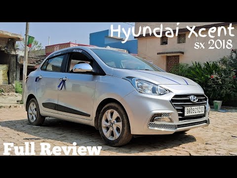 Hyundai Xcent 2018 Top Model sx Deatail Review with on road Price in ...
